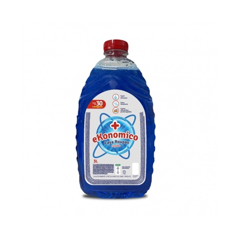 LAVA ROUPAS LÍQUIDO +EKONOMICO 3L - BECKER - Cristallimp