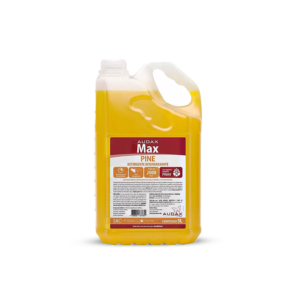 DETERGENTE DESENGRAXANTE MAX PINE 5L AUDAX - Cristallimp